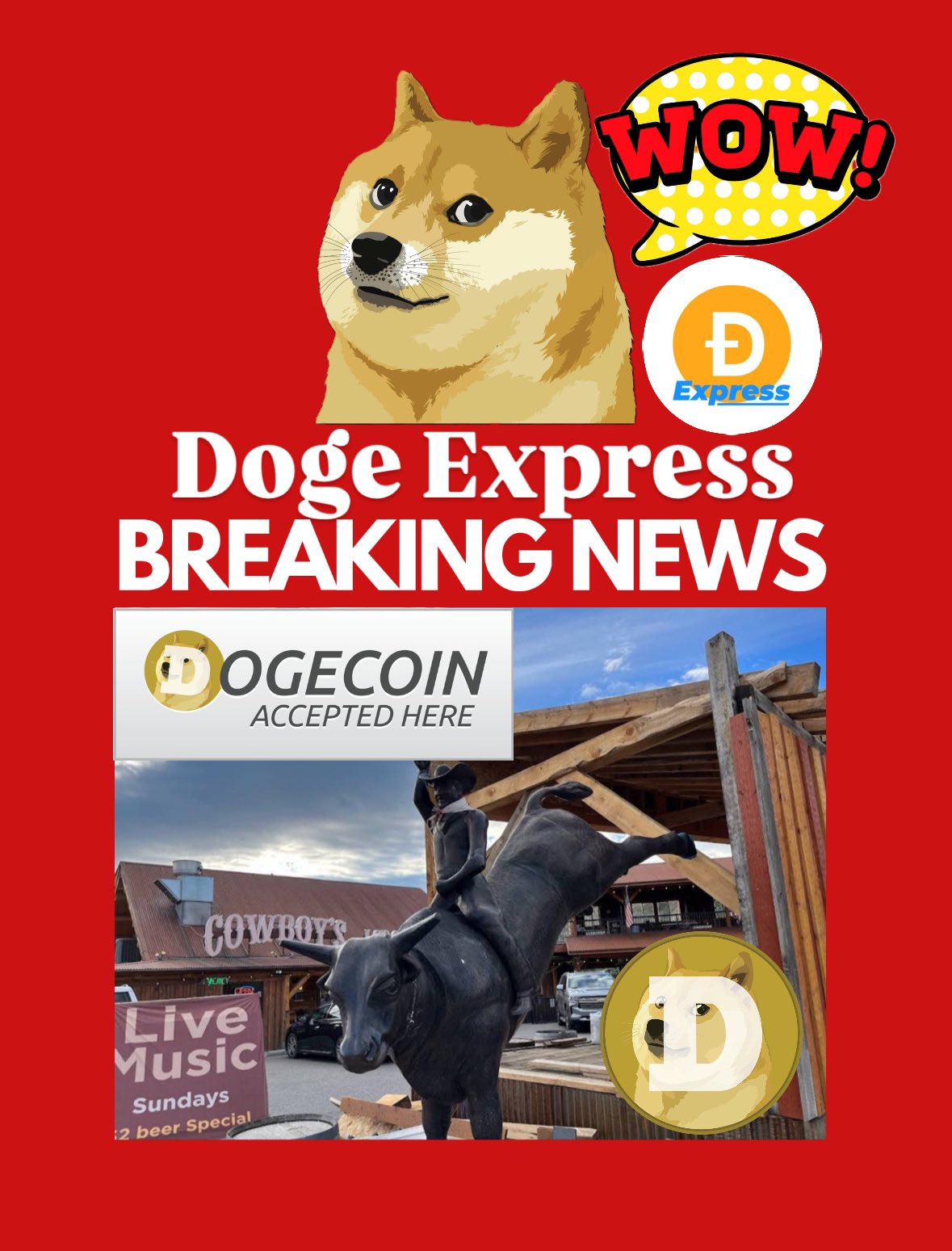 Doge Wow Poster The 'Joke' Digital Currency Dogecoin Is Actually A