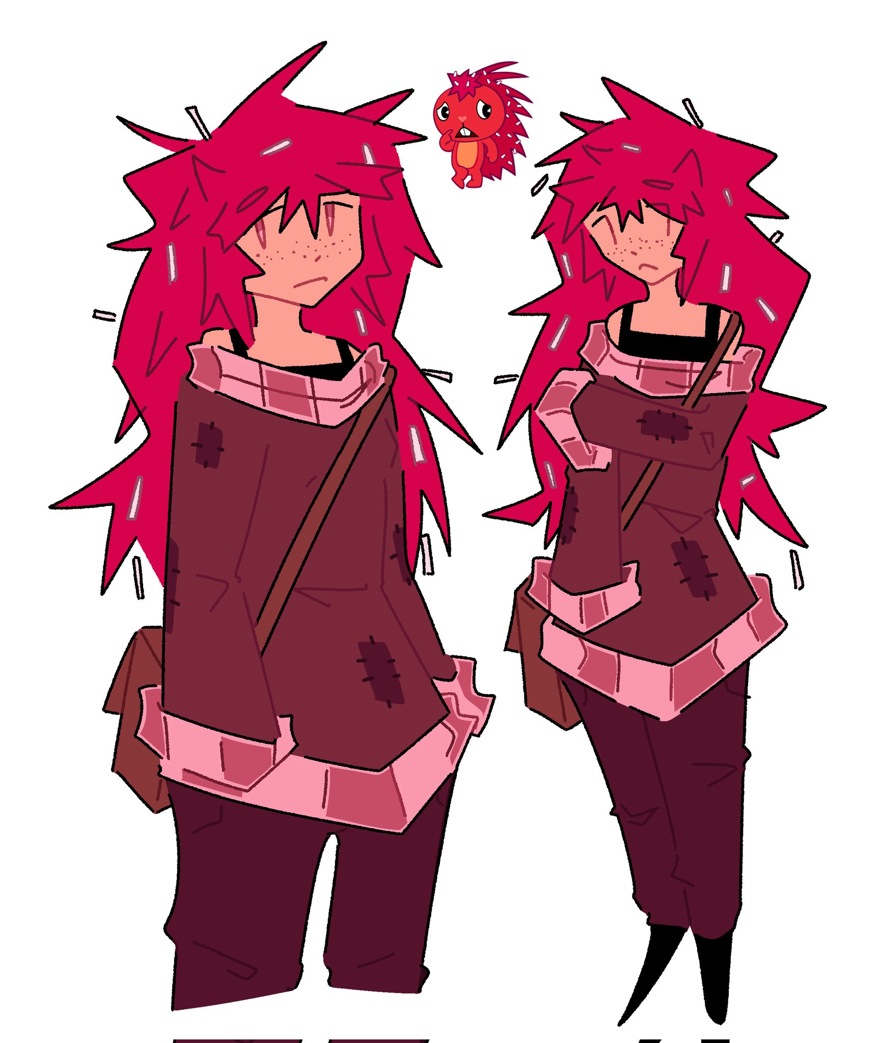 Happy Tree Friends Flaky Gender I Turned My Fav Happy Tree Friends