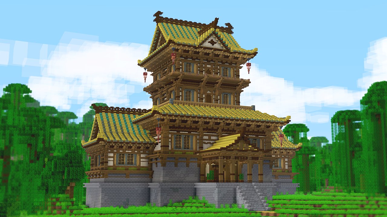 Minecraft Japanese Temple