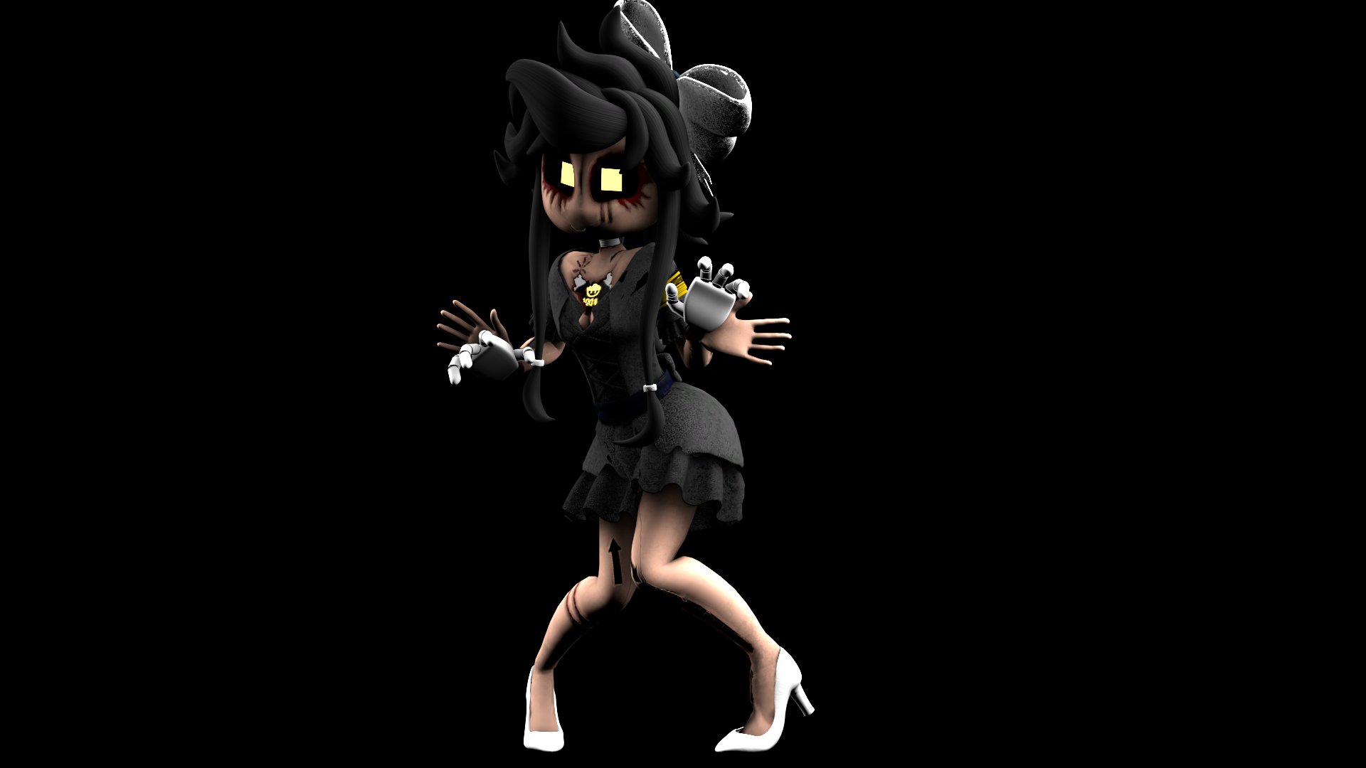 Mmd Fnaf Nightmare Version [MMD] FNAF X OC Thriller (Halloween