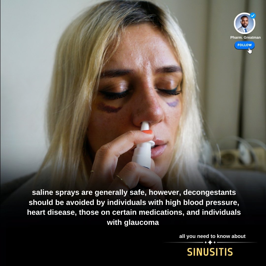 Sinusitis can cause stuffy nose and pressure in your face This is the ...