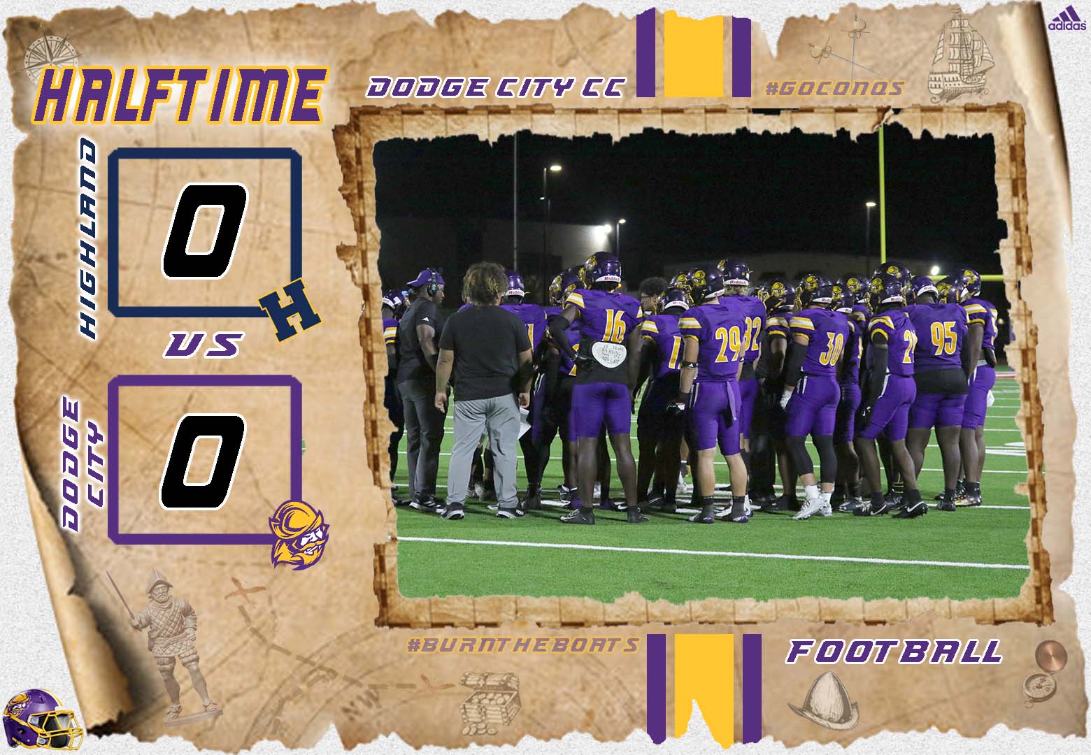 Dodge City Cc Football Logo