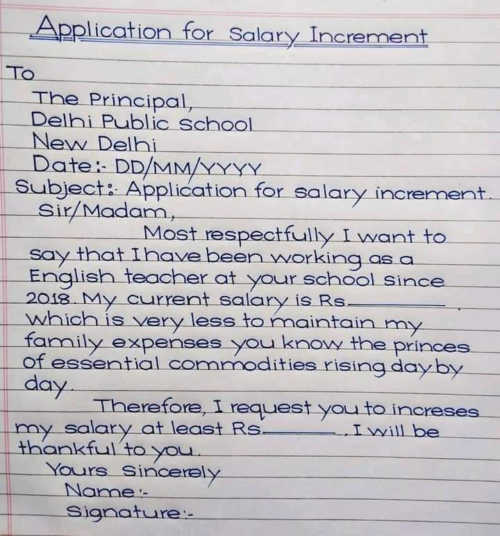 How To Write Salary Increment Letter Salary Acknowledgement Letter