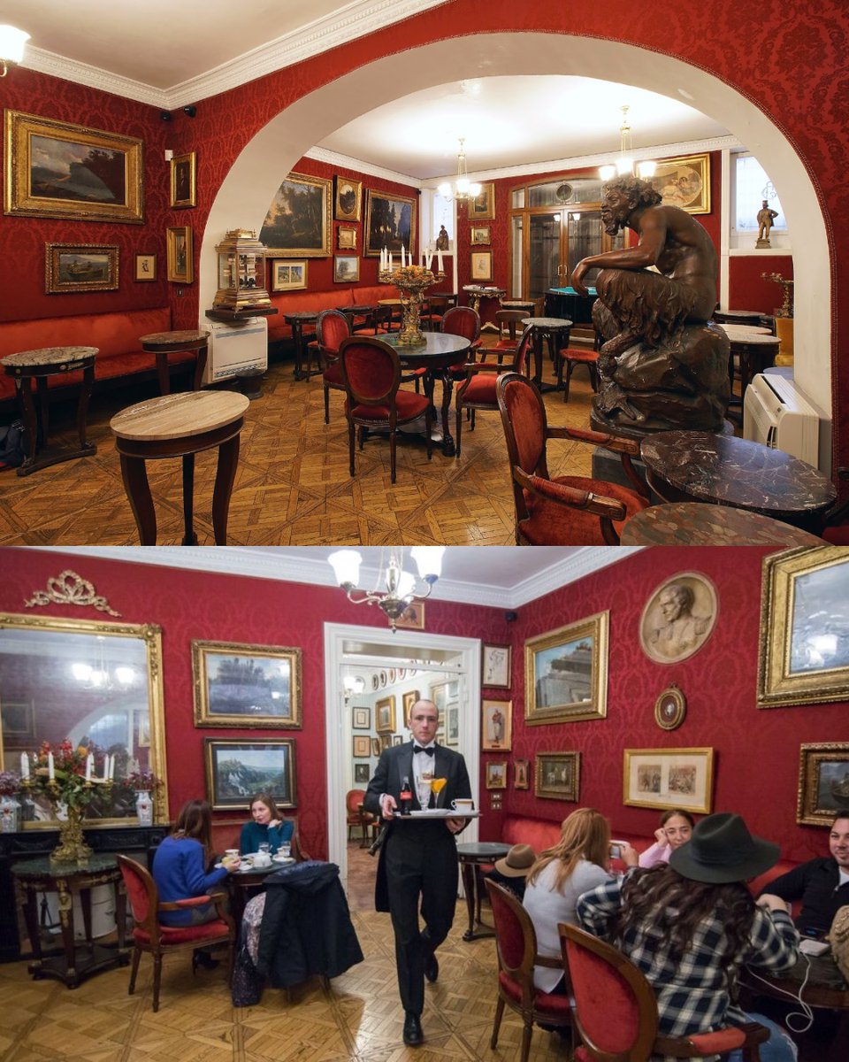 Thread of the most beautiful cafes on Earth 🧵 1. New York Café ...