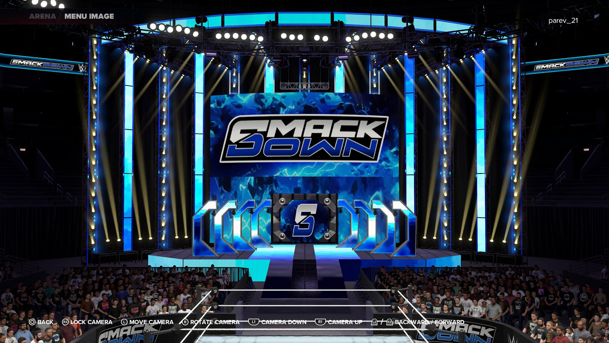 Arena Stage Logo 🤼 WWE Raw Arena・ STL Datei Für 3D Druck・Cults
