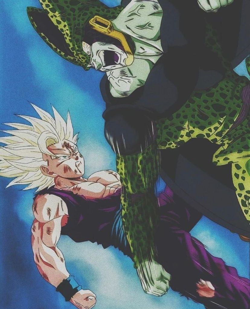 Gohan Vs Cell Wallpaper ArtStation Cell Vs Gohan SSJ II