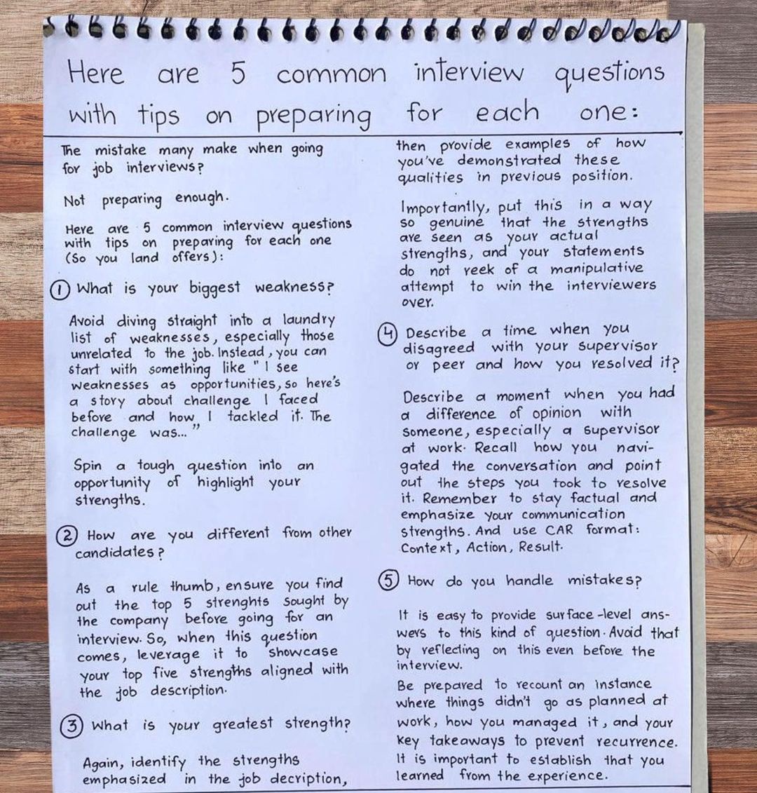 Job Interview Strengths Examples