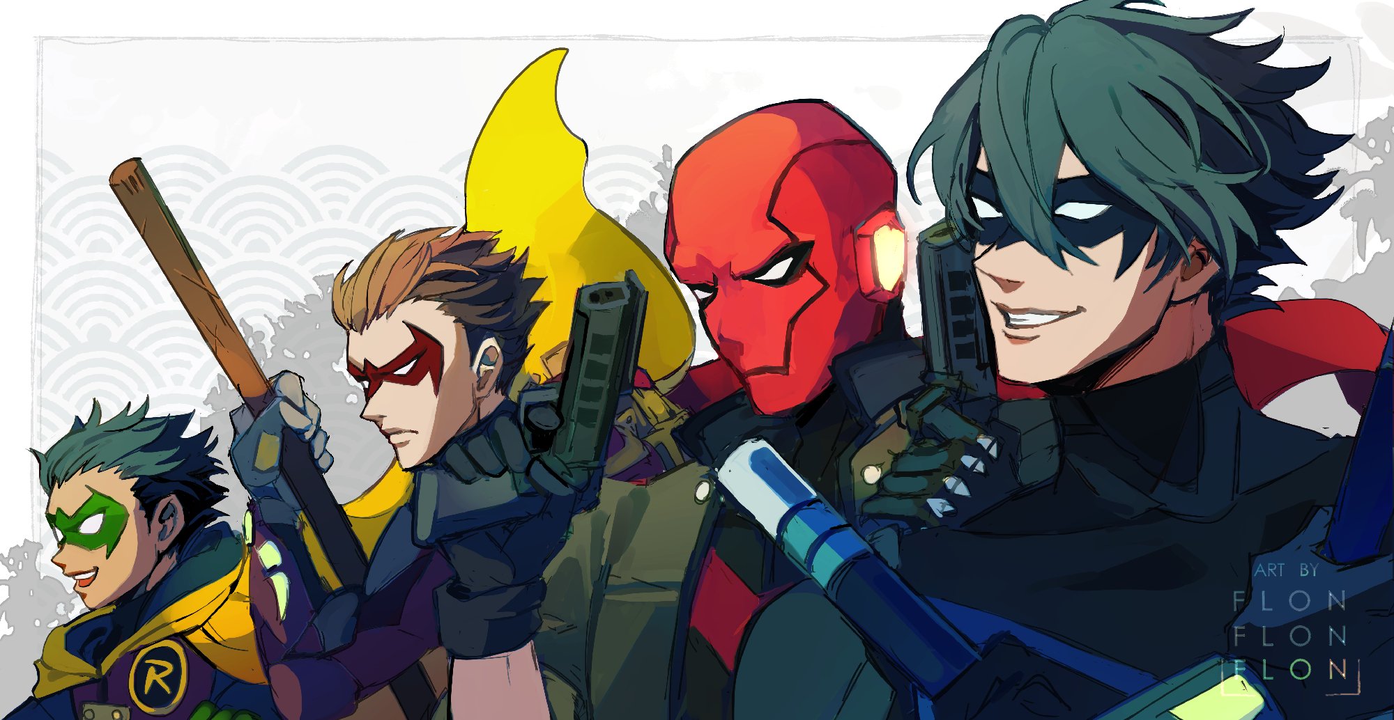 Red Hood Vs Nightwing Vs Red Robin Batman/ Bruce Wayne Nightwing/