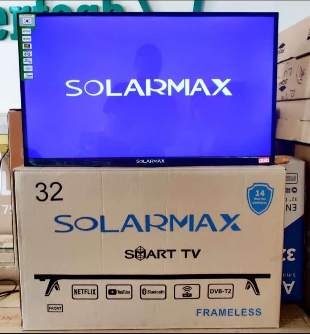 SOLARMAX 32 SMART TV Frameless screen YouTube, Netflix support 🔗 ...