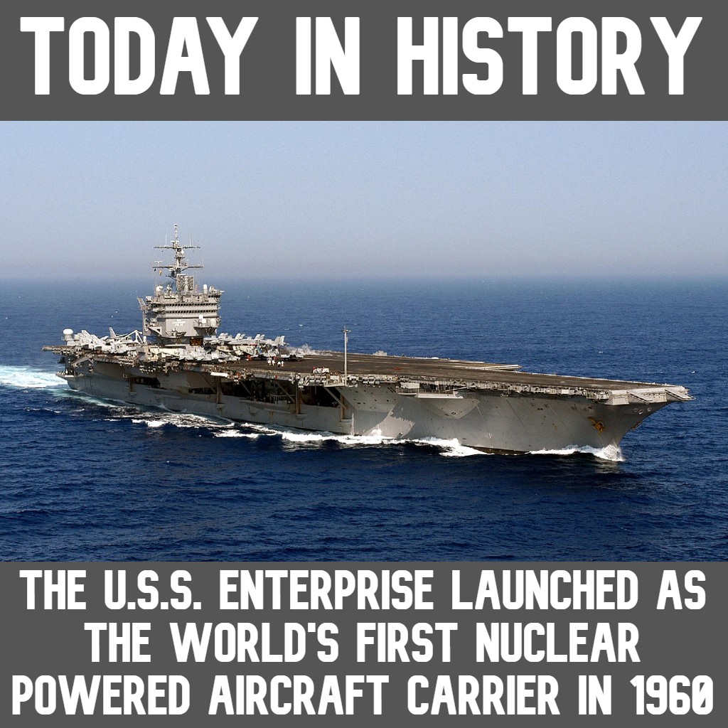 Worlds First Nuclearpowered Aircraft Carrier Uss Enterprise National