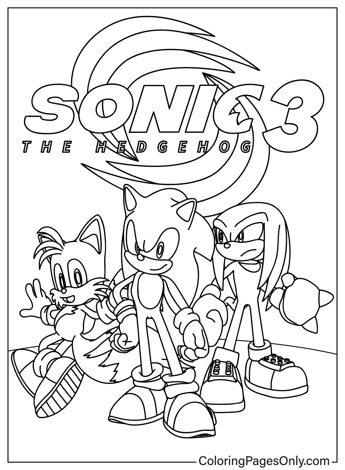 Sonic X Coloring Pages 80 Free Sonic Coloring Pages: Printable