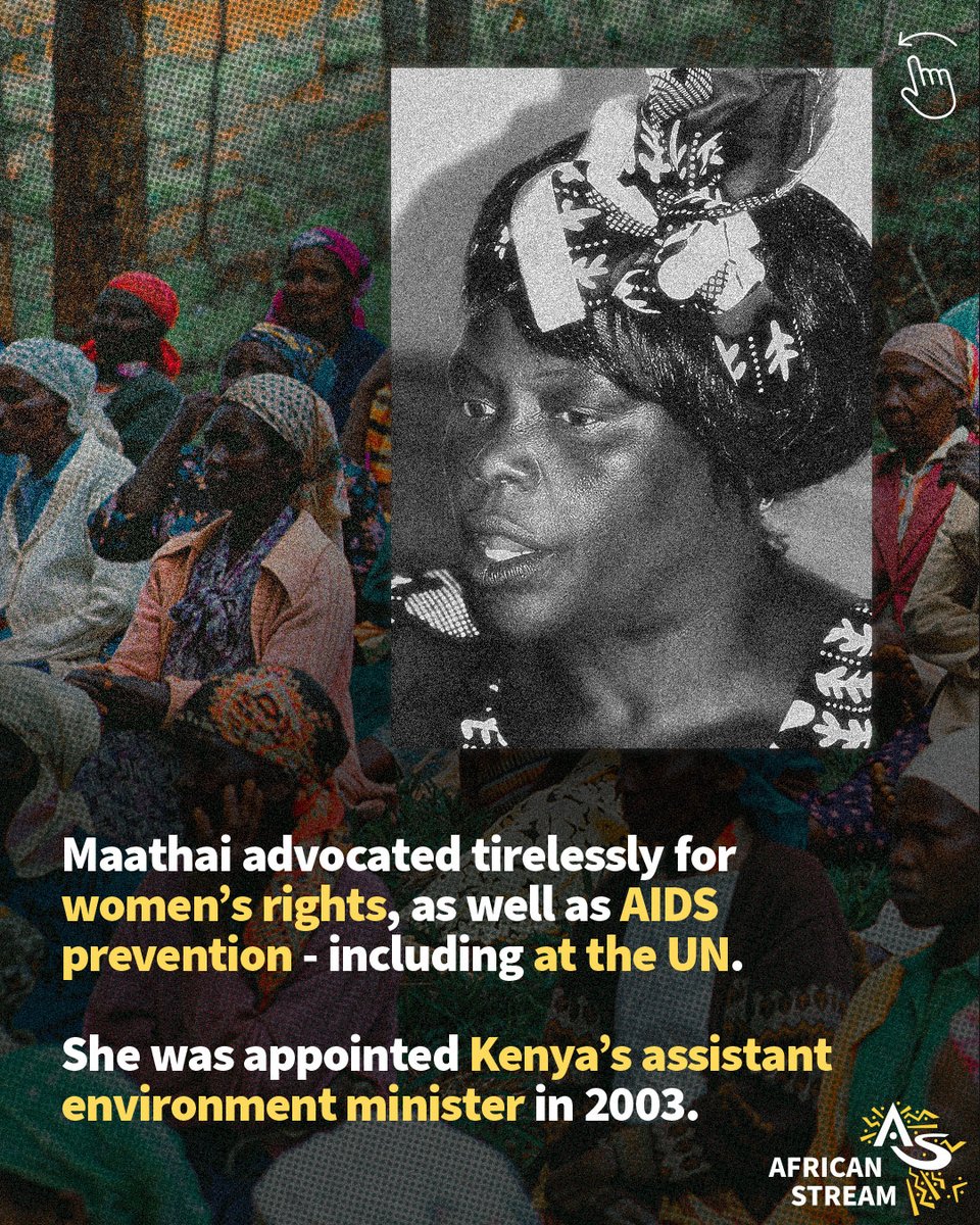 REMEMBERING WANGARI MAATHAI! Thirteen years ago today, the world lost ...