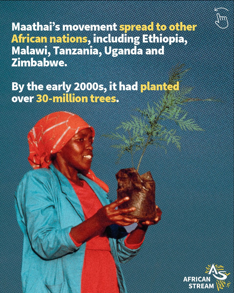 REMEMBERING WANGARI MAATHAI! Thirteen years ago today, the world lost ...