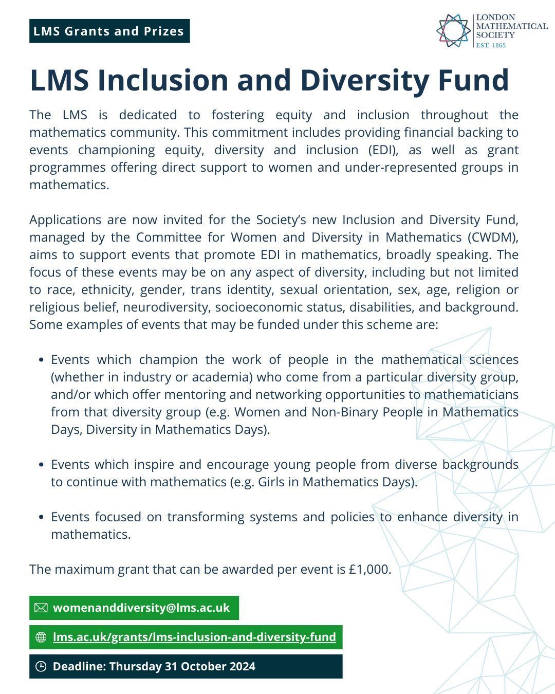 London Mathematical Society Logo