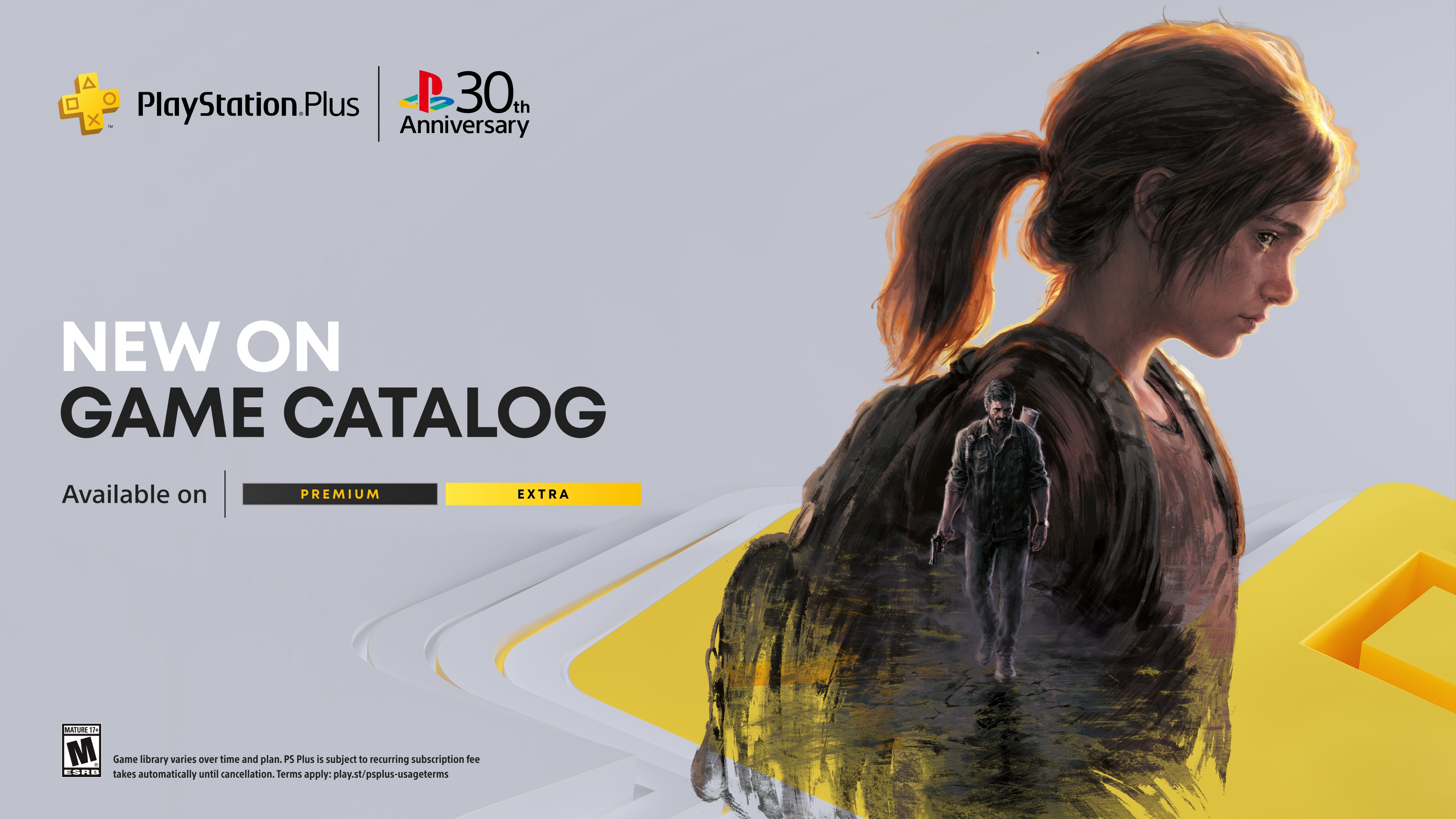 PlayStation on X PlayStation 30th Anniversary The Last of Us Day The Last of Us Part I joins PlayStation Plus Game Catalog today. Also TLOU Avatars PlayStation Gear TLOU merch discount