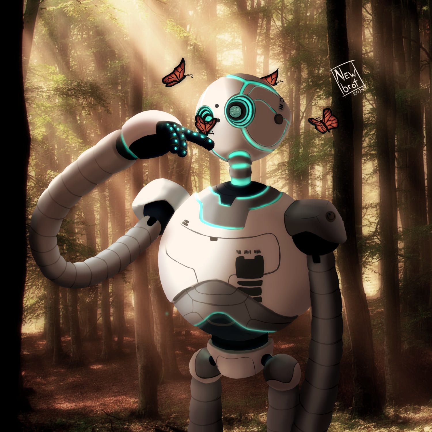 Robot Art Humanoid Robot's NFT Art Sells For US$688,888 As Frenzy In