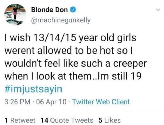 Thread By @DeathofSlim - MGK and his weird relationship with Didd..