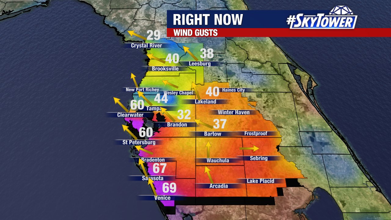 Venice Florida Map Lakeland How Cold Will It Get? Arctic Air Arrives