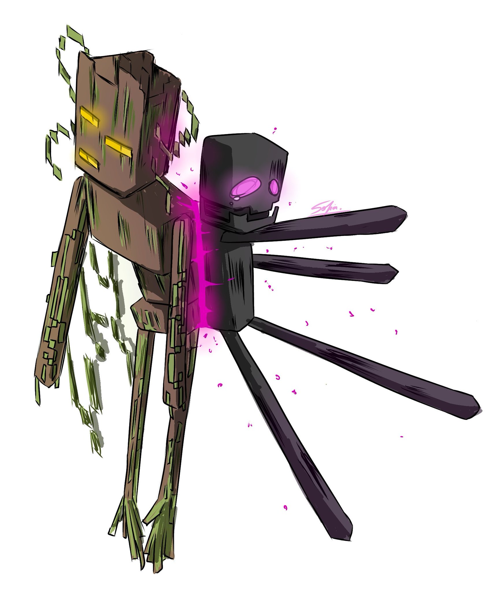 Minecraft Enderman Tekening 8 Best Minecraft Enderman Ideas