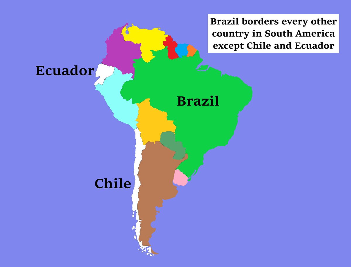 What Country Borders Brazil