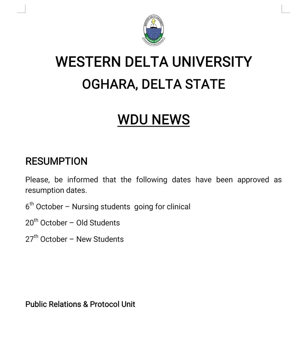 Western Delta University Logo Meet The Fellow: Nathaniel Umukoro