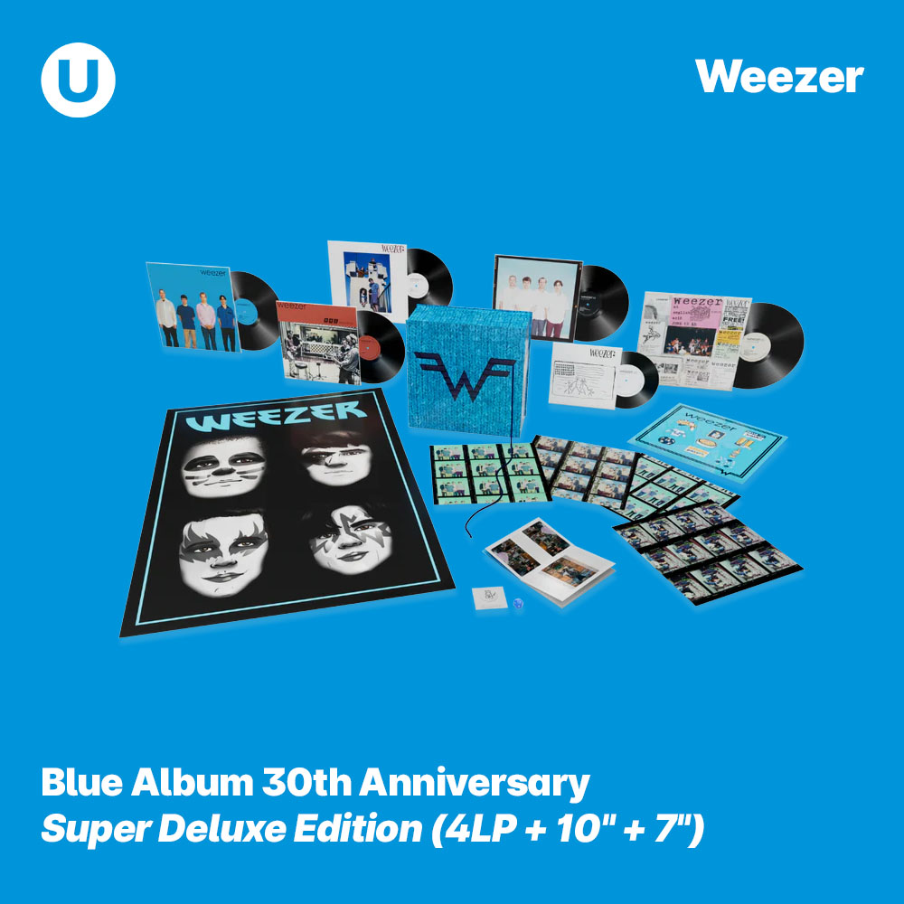 Weezer Blue Album Deluxe Weezer Band Blue 30th Super Deluxe Album