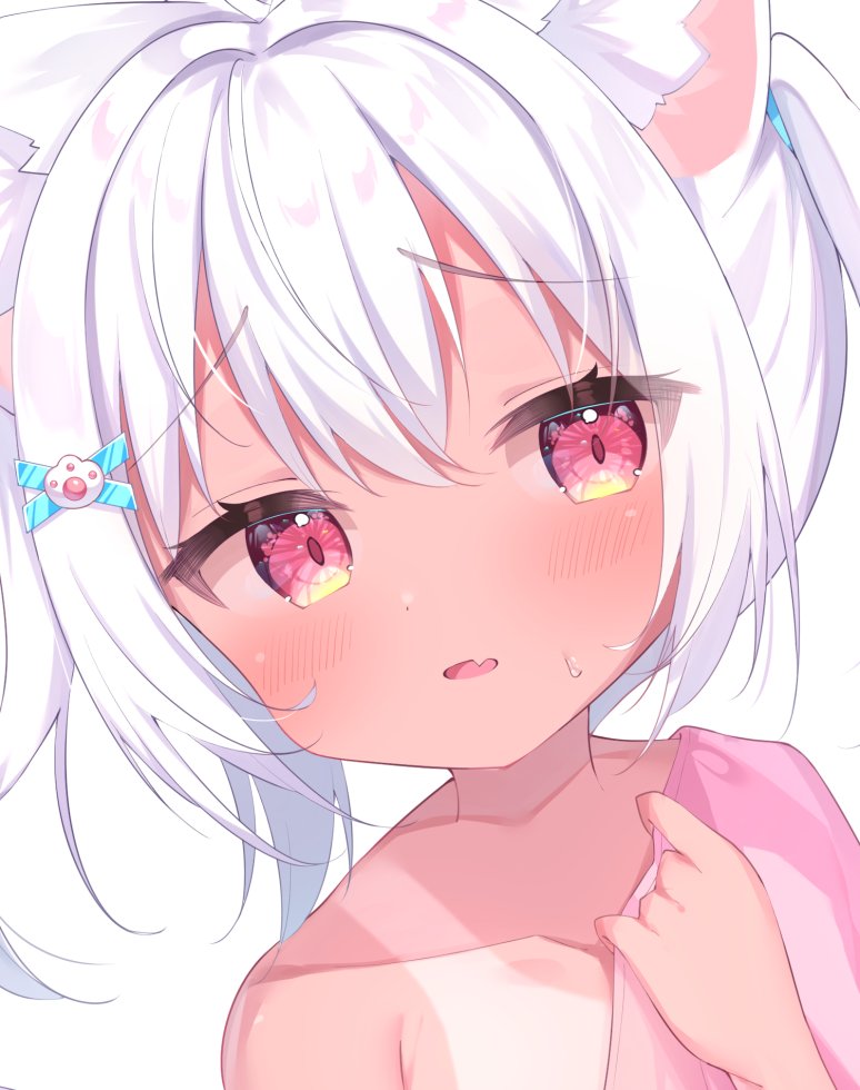 「日焼け白ネコ姉妹 」|抹茶にあ🍵C103日曜 東H-15bのイラスト