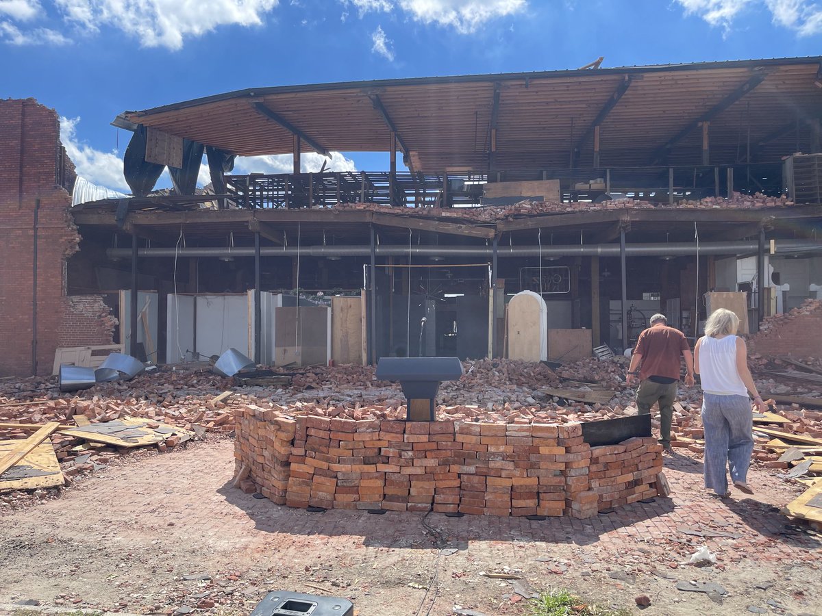 Trump campaign used bricks from a destroyed building to make him a ...