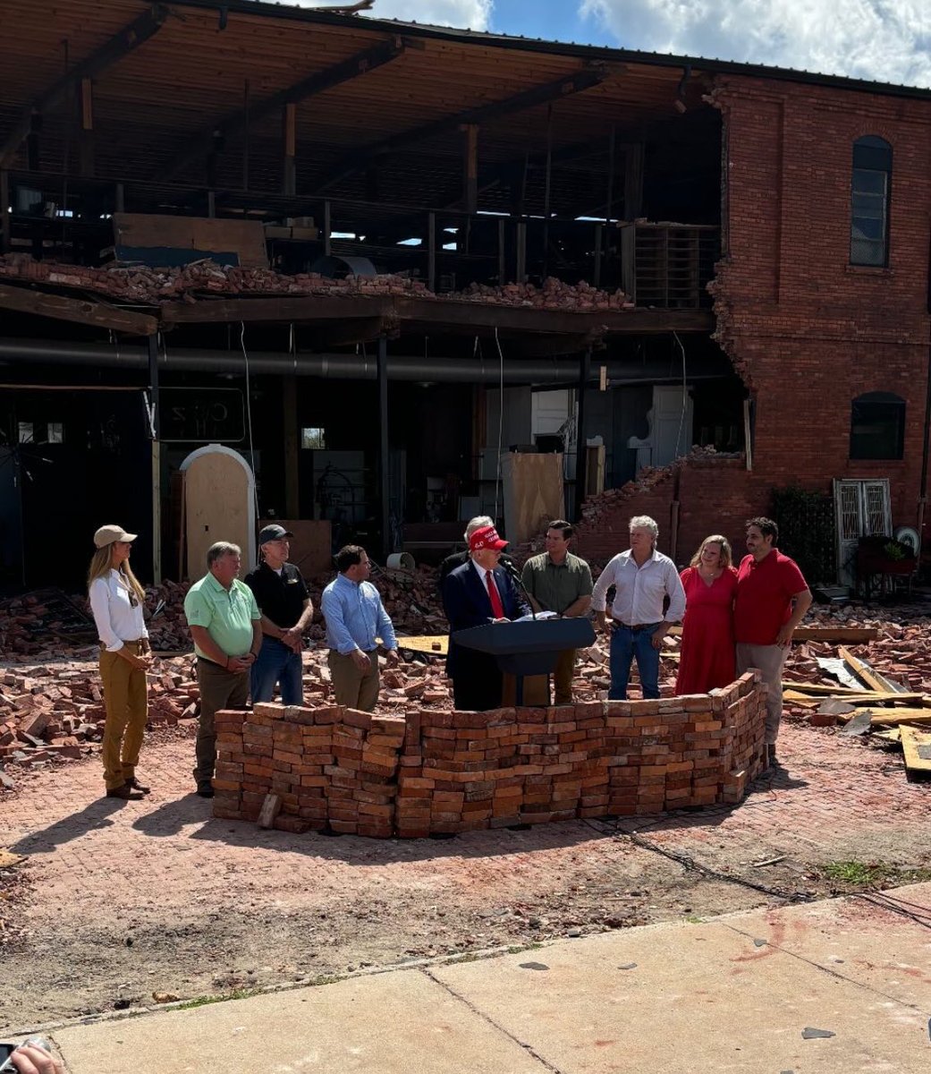 Trump campaign used bricks from a destroyed building to make him a ...