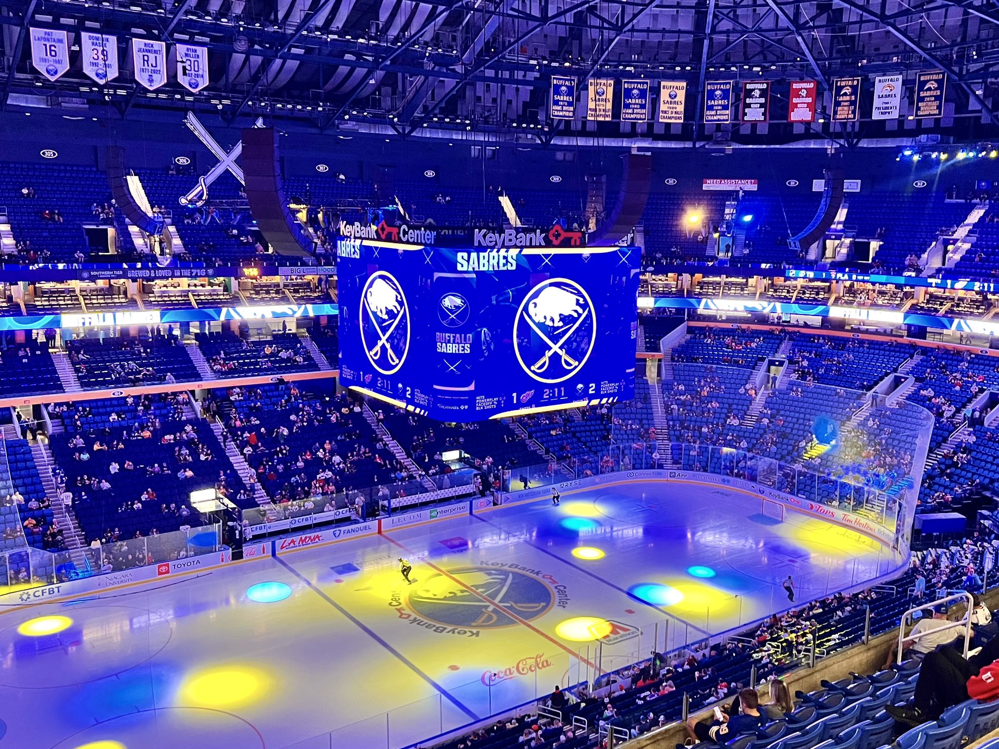 Buffalo Sabres Arena Wallpaper Nedeljkovic Becomes 1st Goalie With