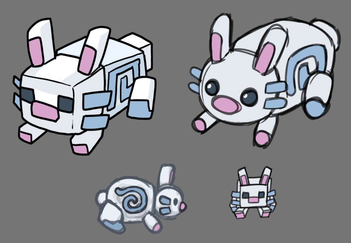 Minecraft Papercraft Aether Bunny