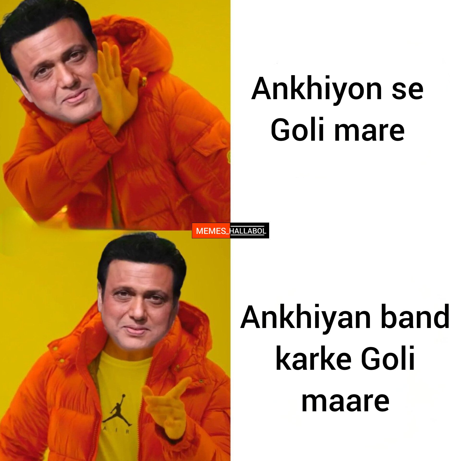 Govinda Memes Govinda, Amrish Puri & Other Actors Meme Templates