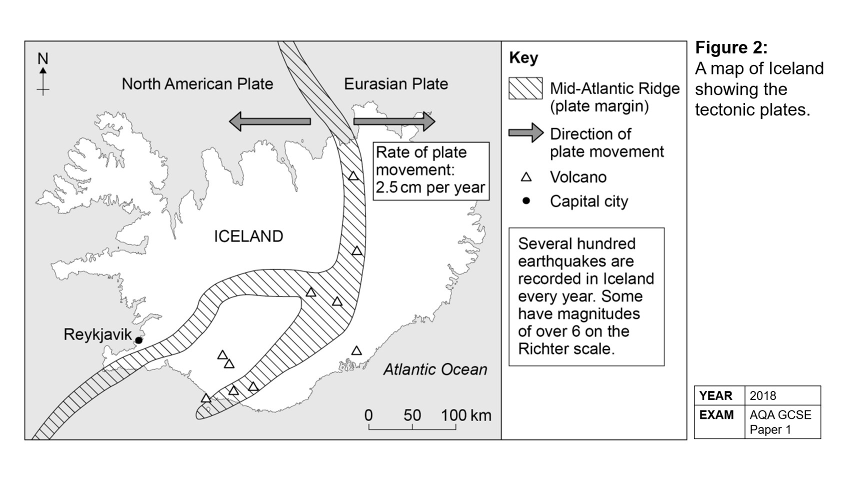 Iceland Mid Atlantic Ridge Map