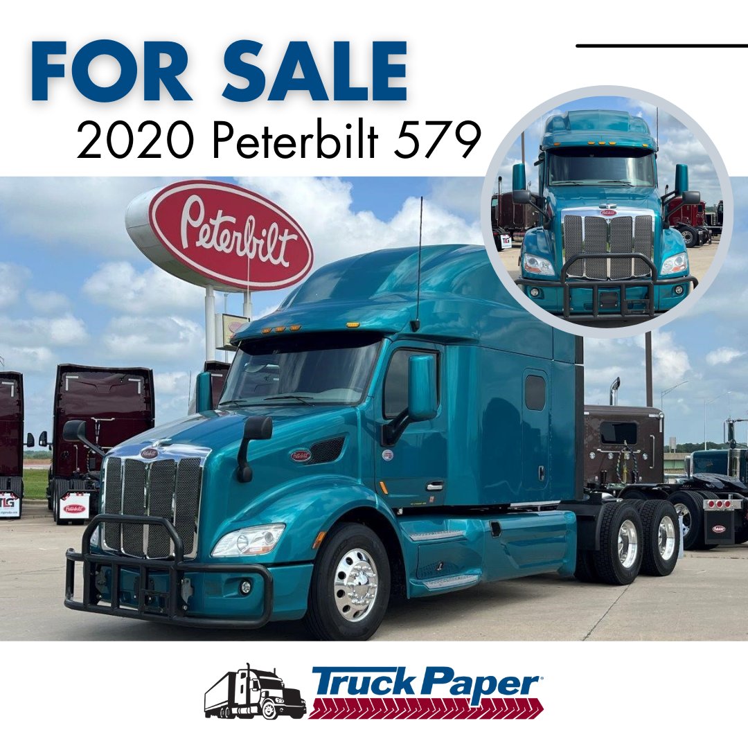 2020 Peterbilt 579 Sleeper Semi Truck Paccar Mx13 455hp