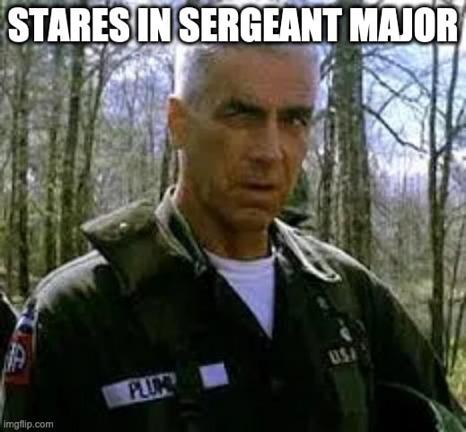 Sgt Major Memes Maryland State Police: "It's Not A Career. It's A