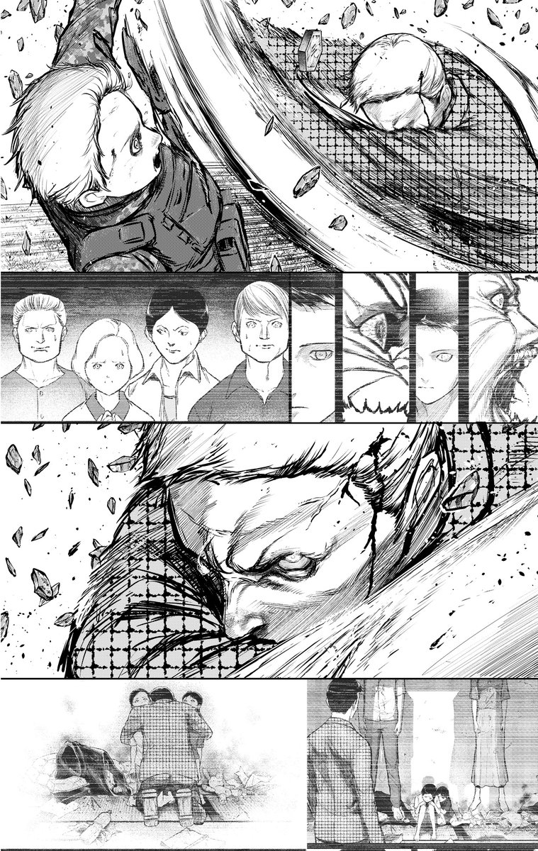 「ROPPEN-六篇-の第61話を脱稿しました。 三橋孝壮年期篇です。これで彼の過去篇は終わりです。 少年、青年、壮年、」宮下暁の漫画