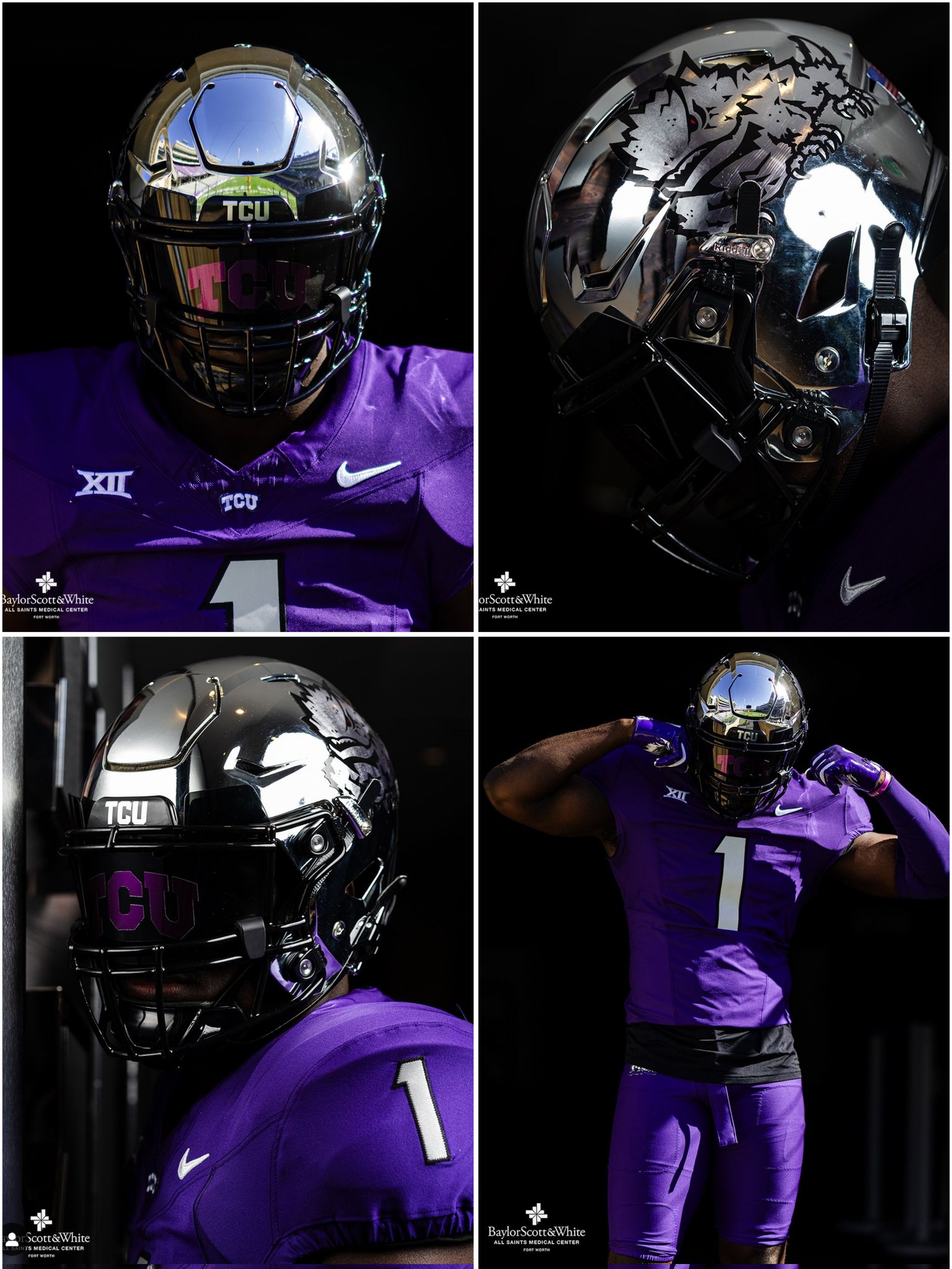 Tcu Football Helmets 2024