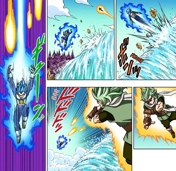 Super Saiyan Blue Evolution Vegeta A.. | Dragon Ball Manga Panels さんの ...