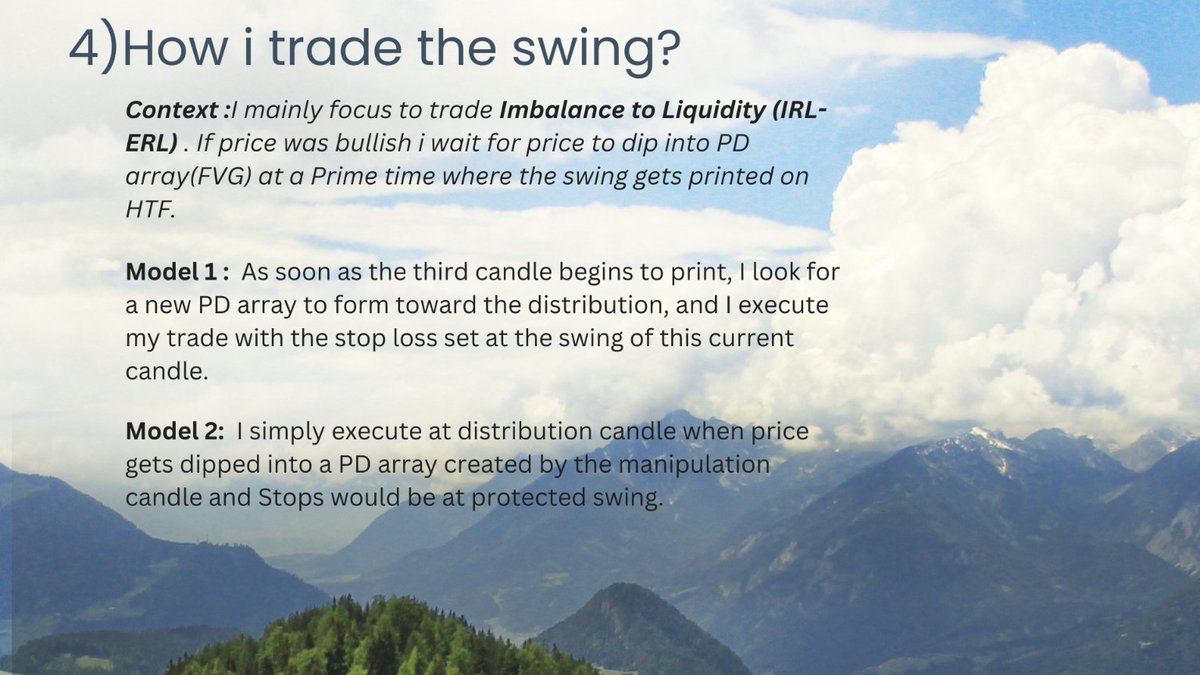 🧵Education Thread : Swing Model Approach - Thread from A K I M @I_Am ...