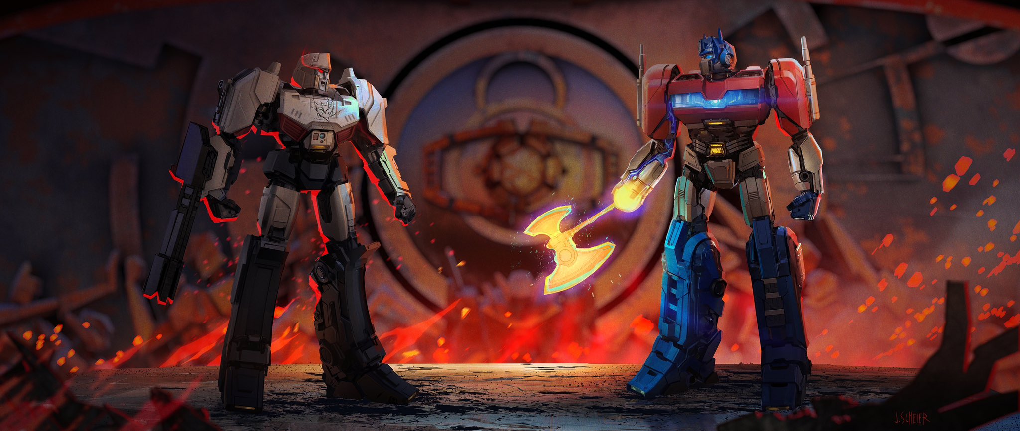 Transformers Prime Optimus Prime Vs Megatron Final Battle