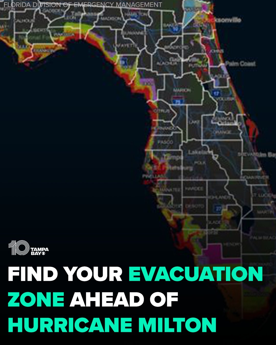 Florida Hurricane Zones Map Interactive: South East Florida In