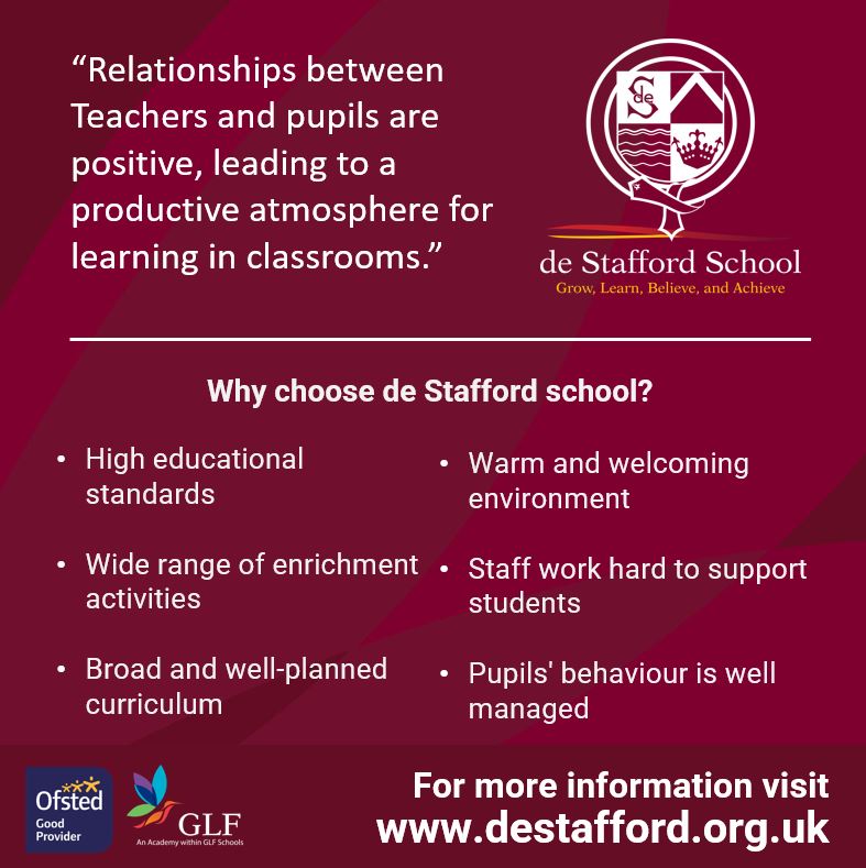 Welcome to de Stafford School