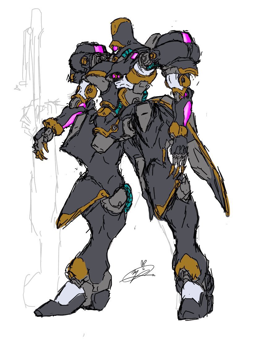 「特に投稿できる絵がないので過去に描いたオリロボで気に入ってるやつをまとめた 」|misirabiのイラスト