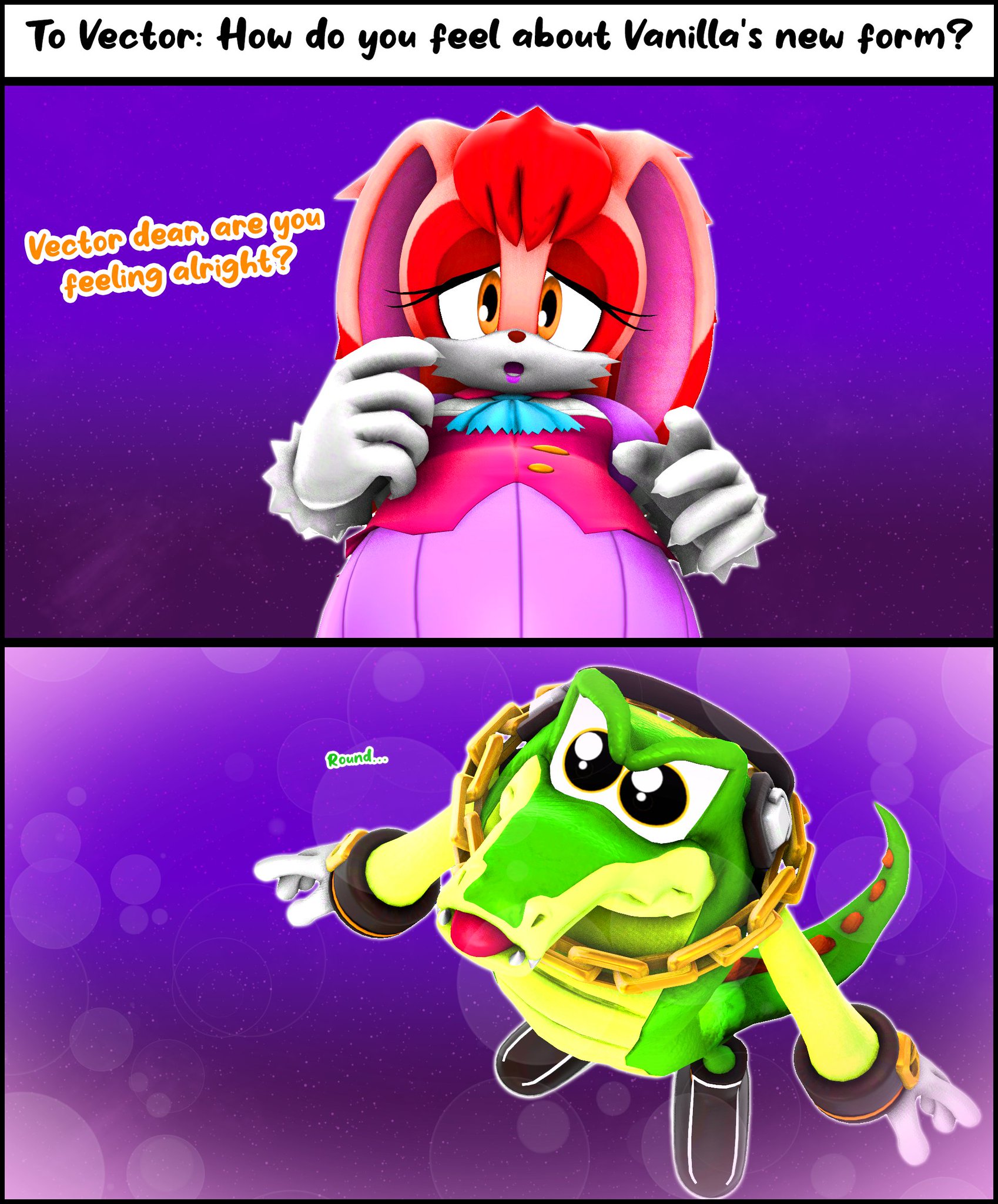 Vanilla And Vector Sonic Vector The Crocodile Sonic X GIFs | Tenor