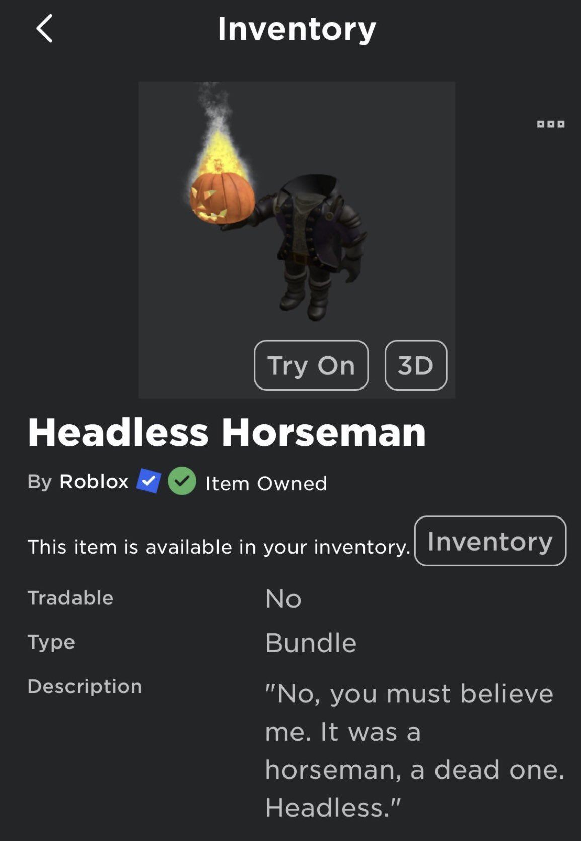 What It Feels Like Getting The Headless Horseman Roblox Amazon.com: