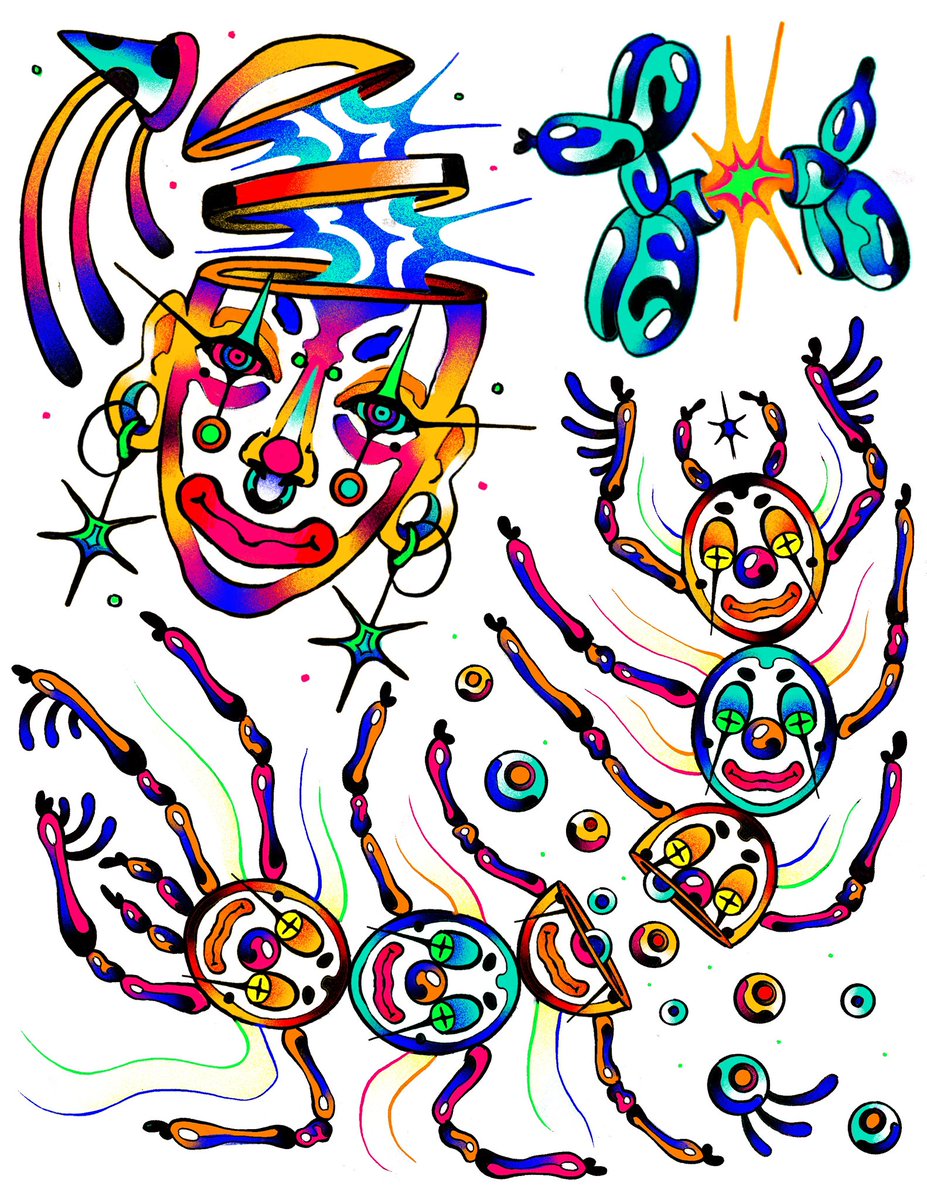 「NEW CLOWN FLASH 🤡🎈 」ELYSE 👁の漫画