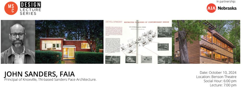 John Sanders AIA Nebraska On X: "Join Maple Street Construct For The