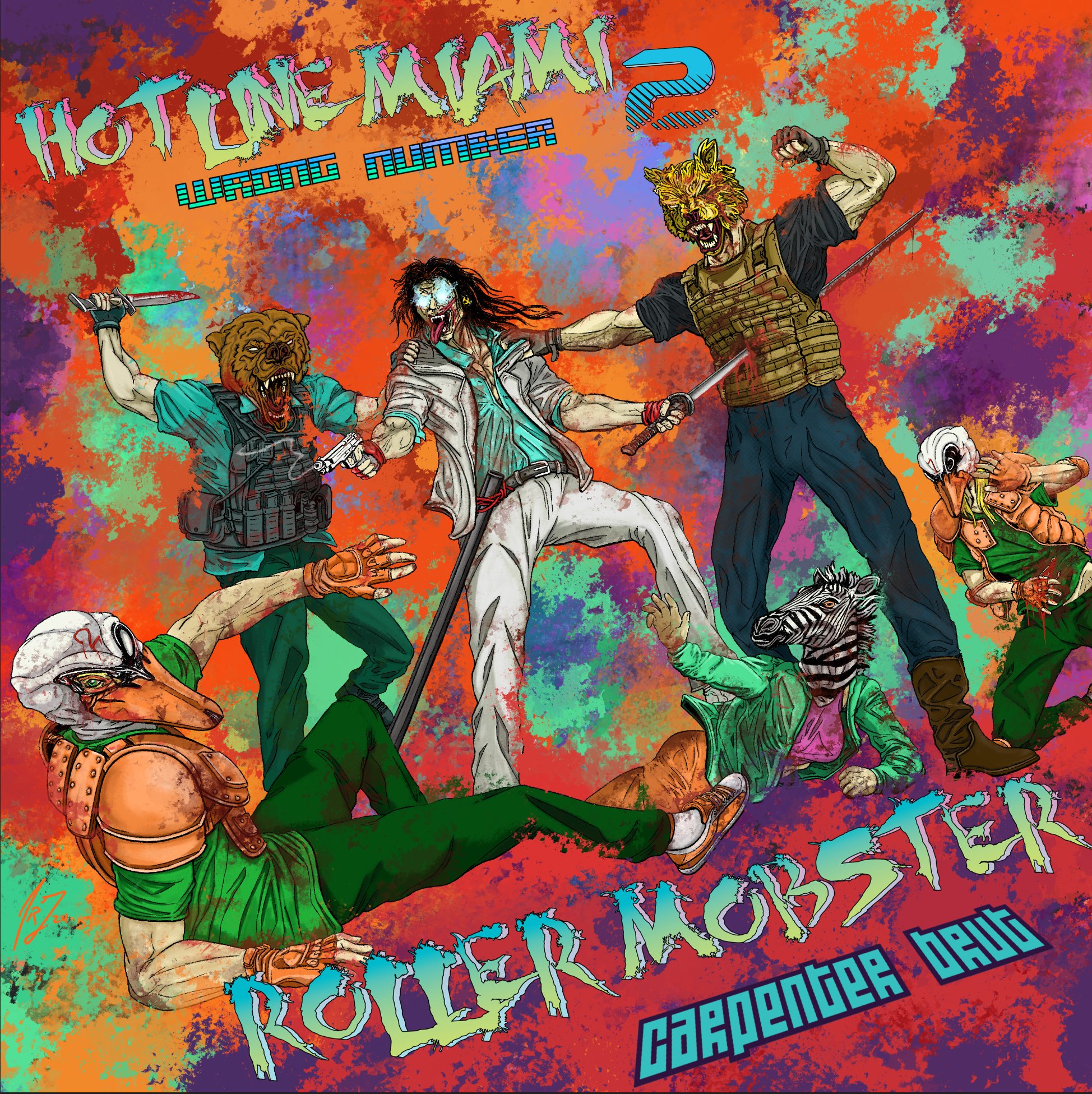 Hotline Miami Cover Art