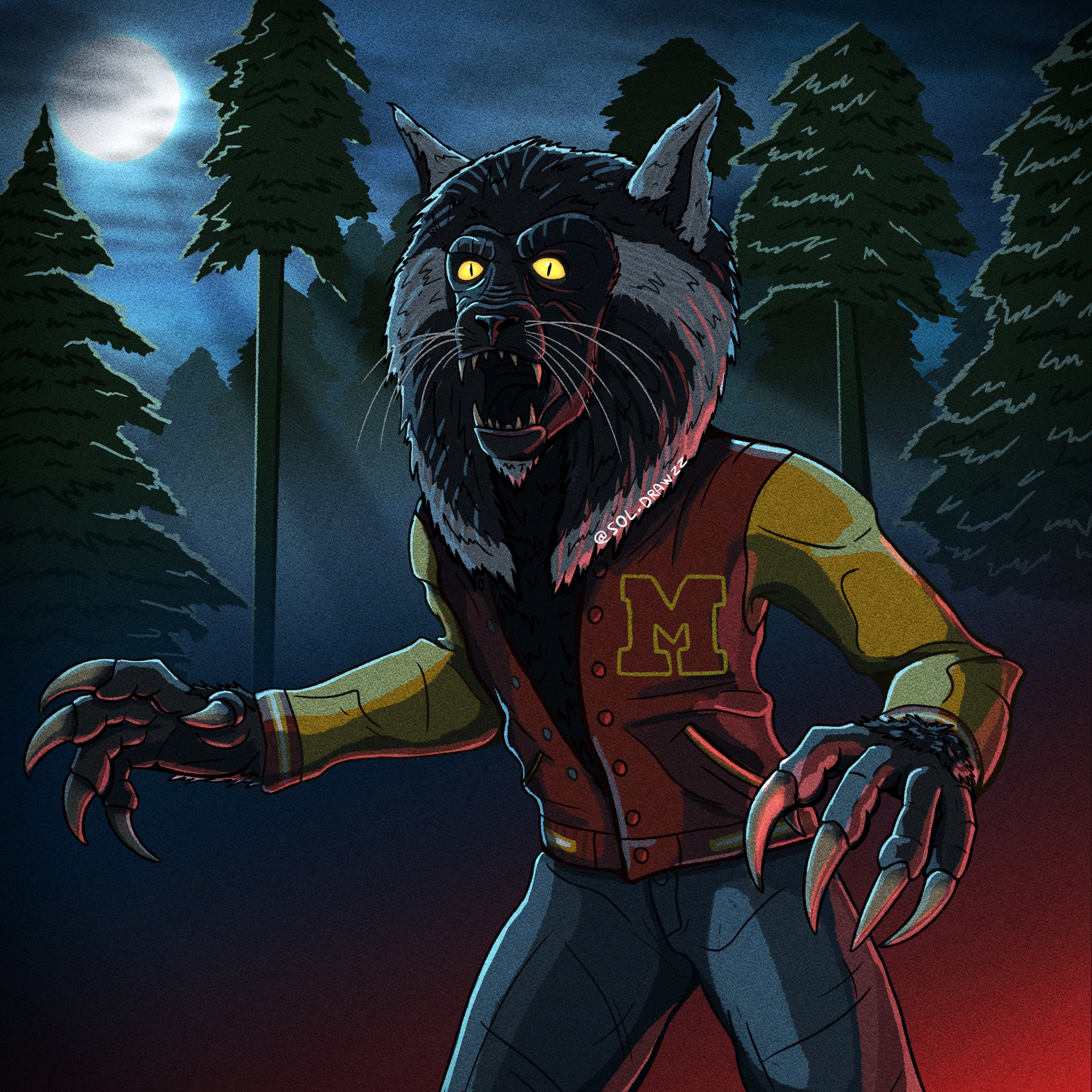 Michael Jackson Thriller Werewolf