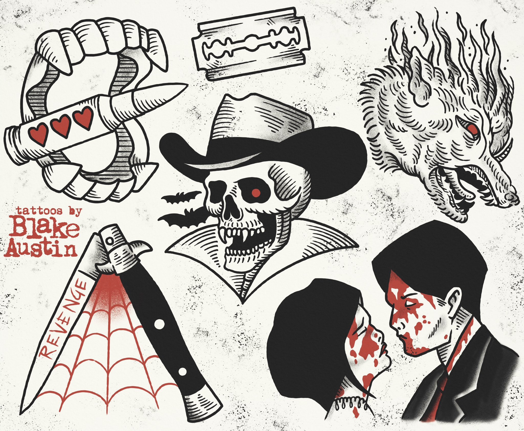 Old School Horror Tattoos RVA TATTOO🩸HORROR🩸TRADITIONAL | New